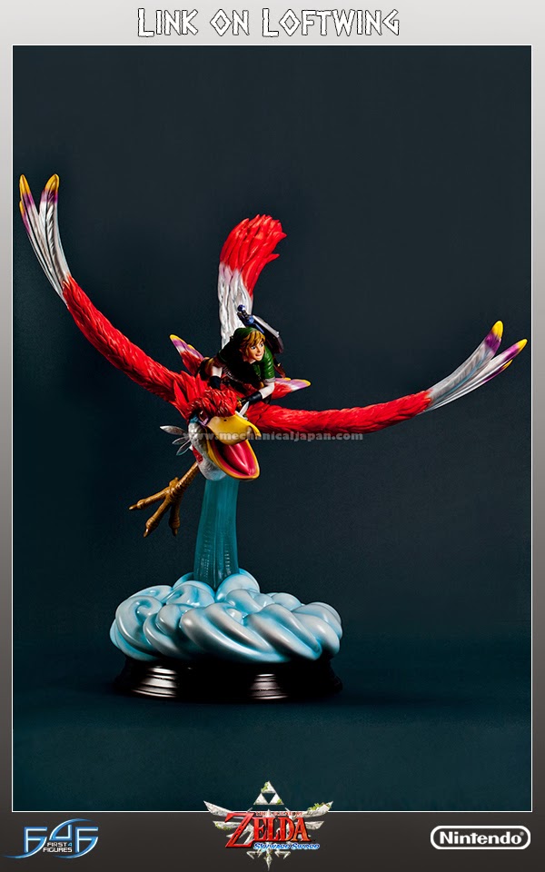 The Legend of Zelda: Skyward Sword - Link on Loftwing (First 4 Figures)