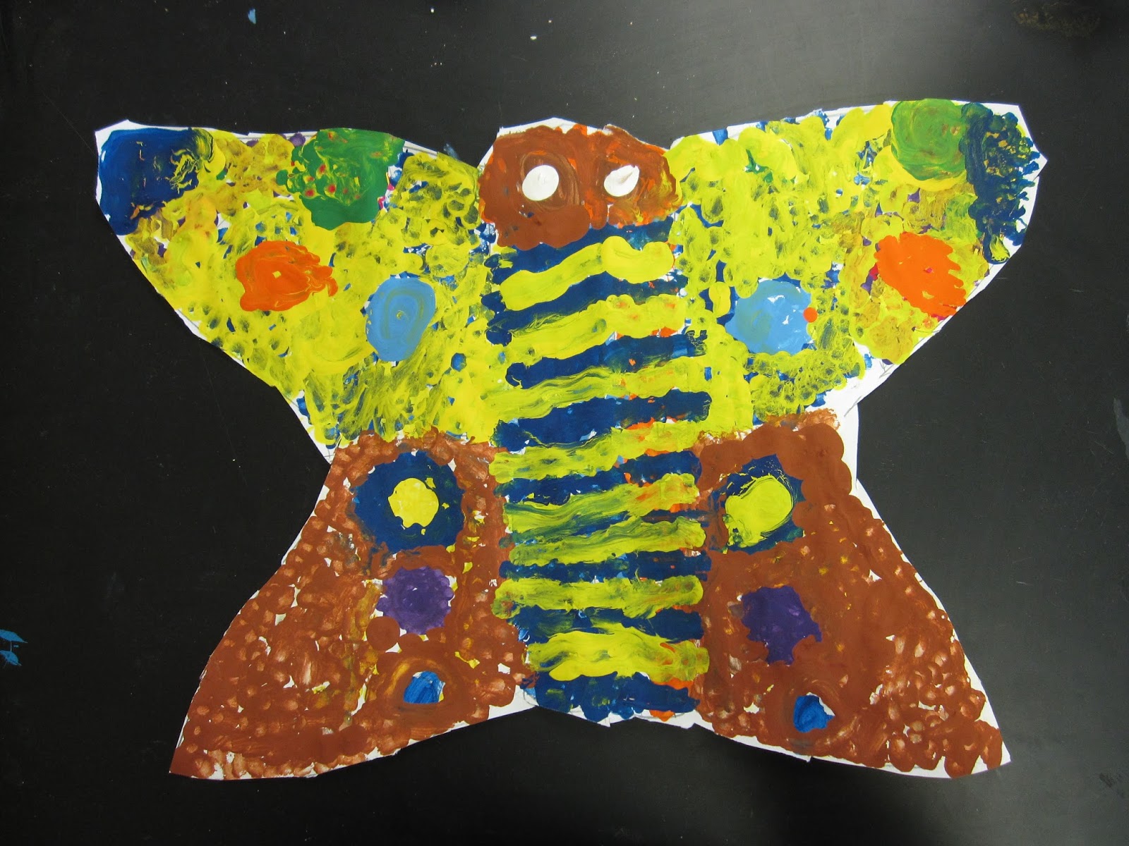 El Sol Art: Pointillism Butterflies