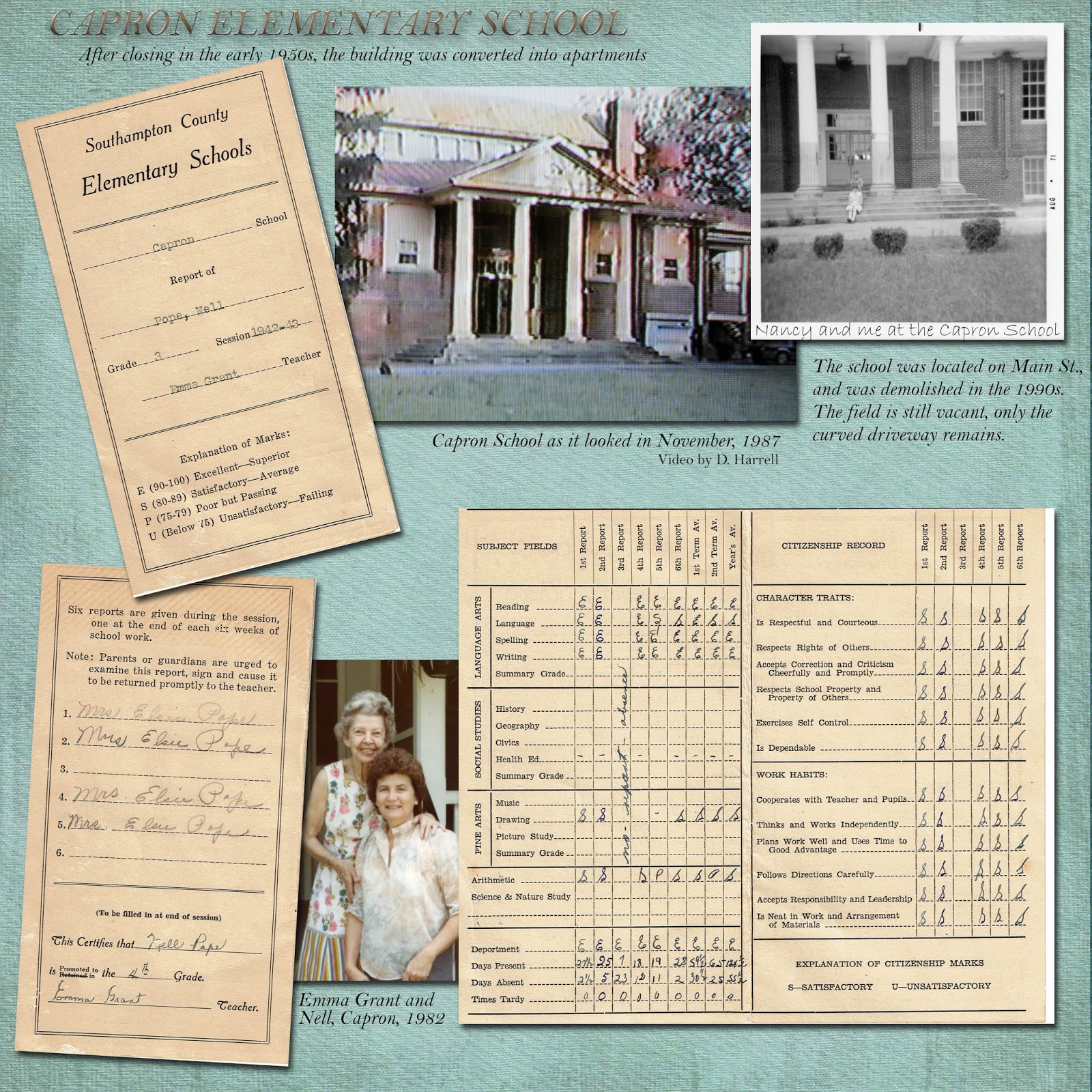 Nell Pope: Her Polio Story (1941-1948): Boykins/Capron, Southampton ...