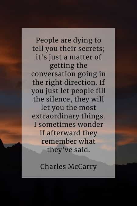 50 Secrets quotes that'll reveal the facts about the matter