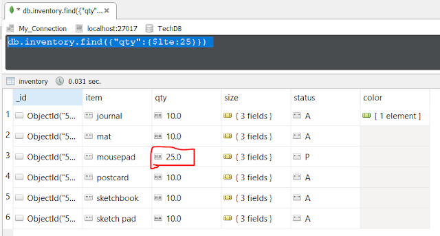 Mongodb Select Documents From Collection In Mongodb Using Robo 3t Techdb