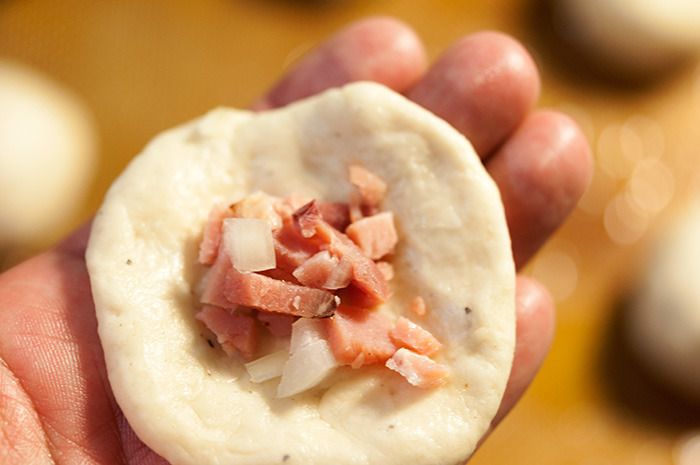 Things wot I Made Then Ate: Ham and cheese doughnuts
