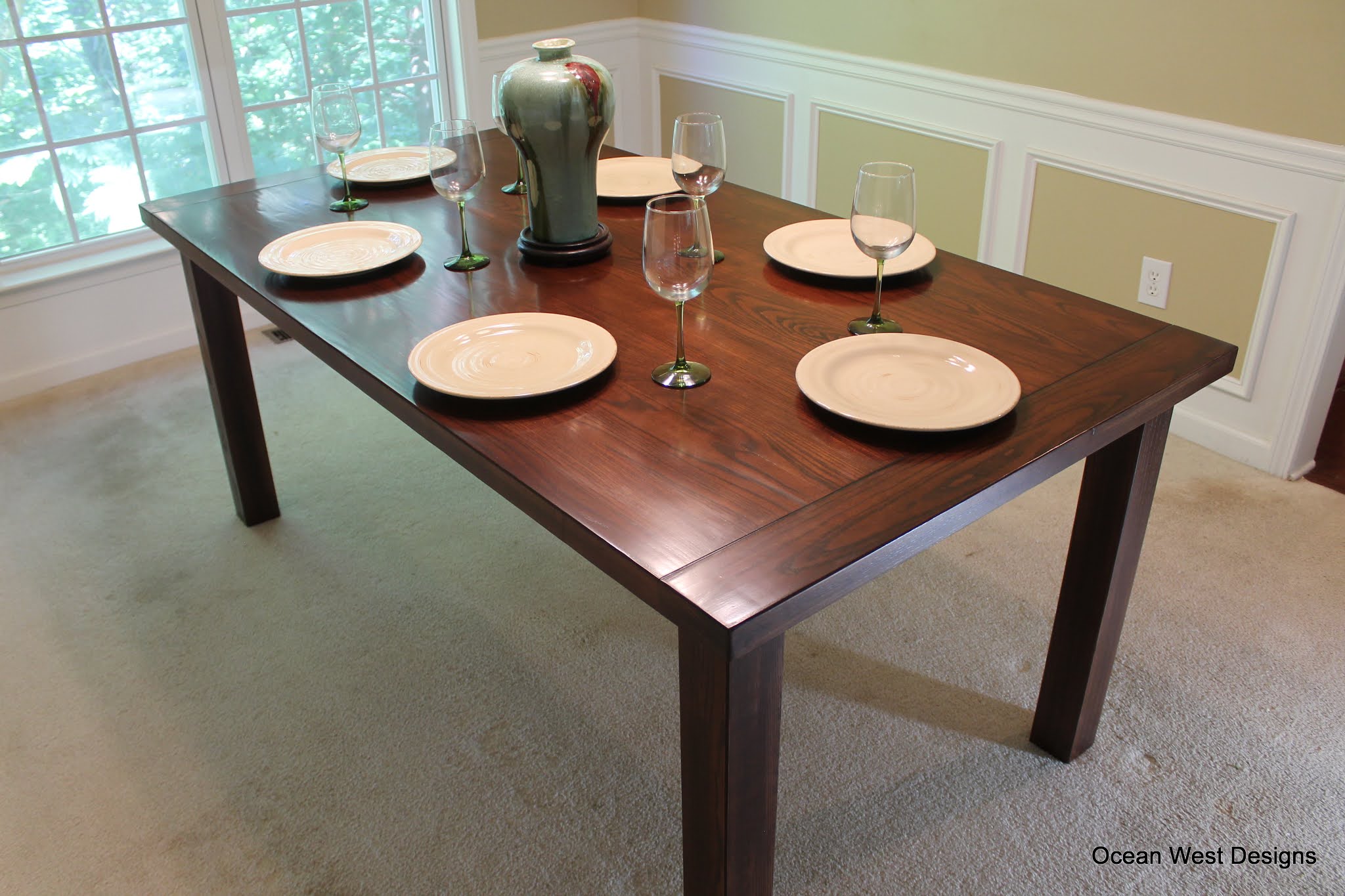 Ocean West Designs: "CHARLESTON" Parsons Table