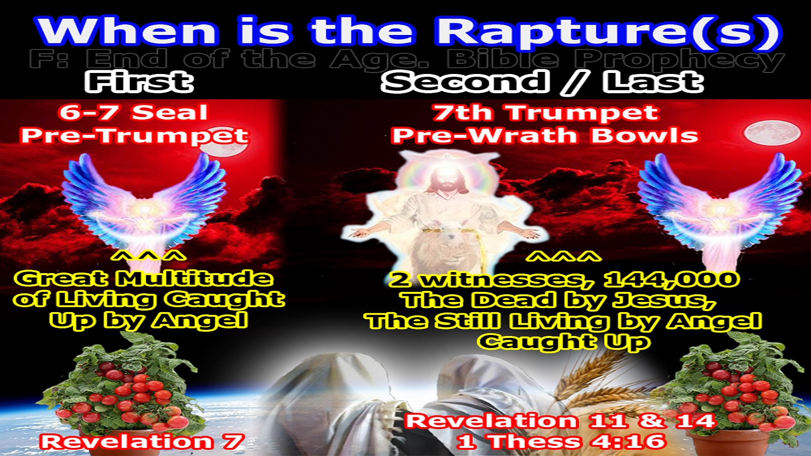End of the Age. Bible Prophecy: SEVENTH ANGELS TRUMPET. Second Rapture ...