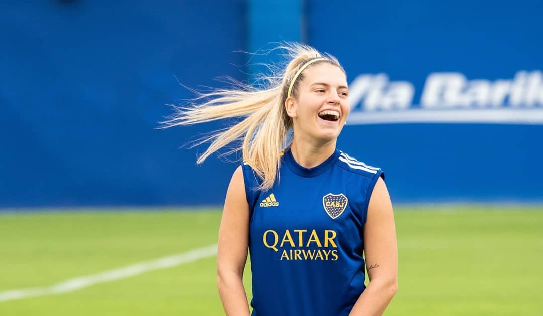 Zarate Es De Boca: Ella Tambien Entrena