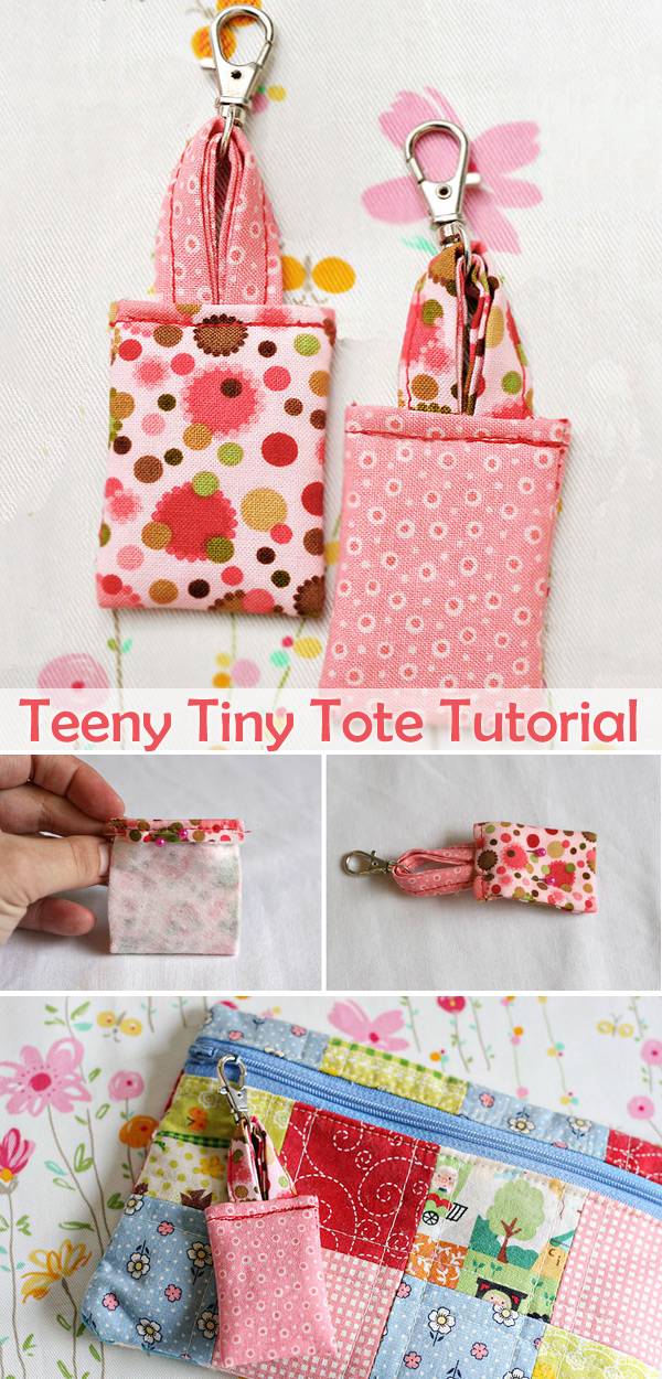 Teeny Tiny Tote Tutorial ~ DIY Tutorial Ideas!