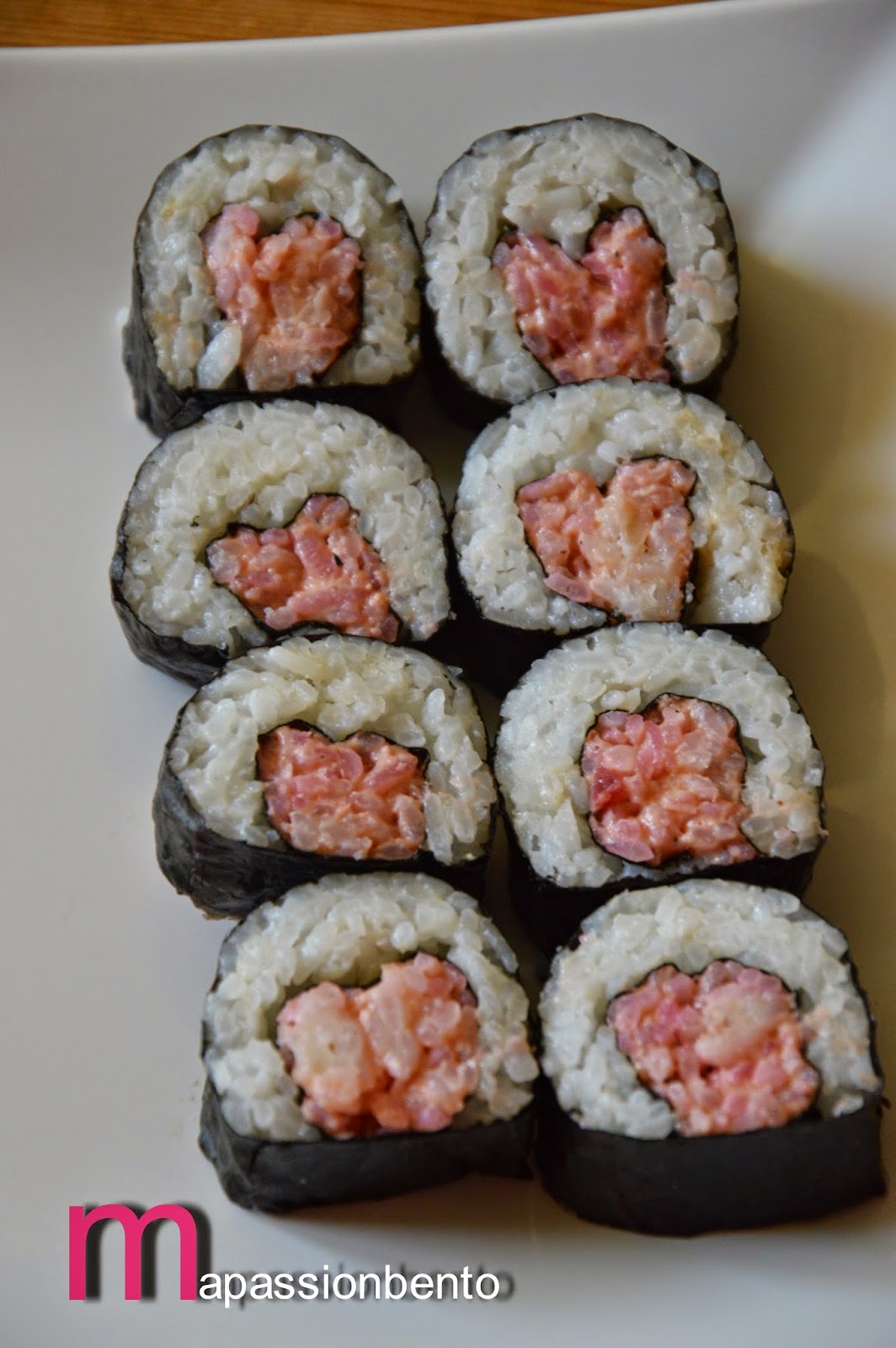 Ma passion bento: Tuto : Maki coeur