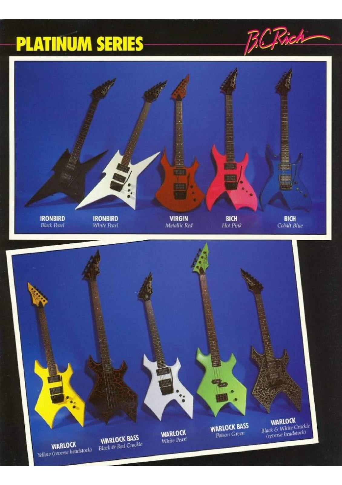 1989 BC Rich catalogue