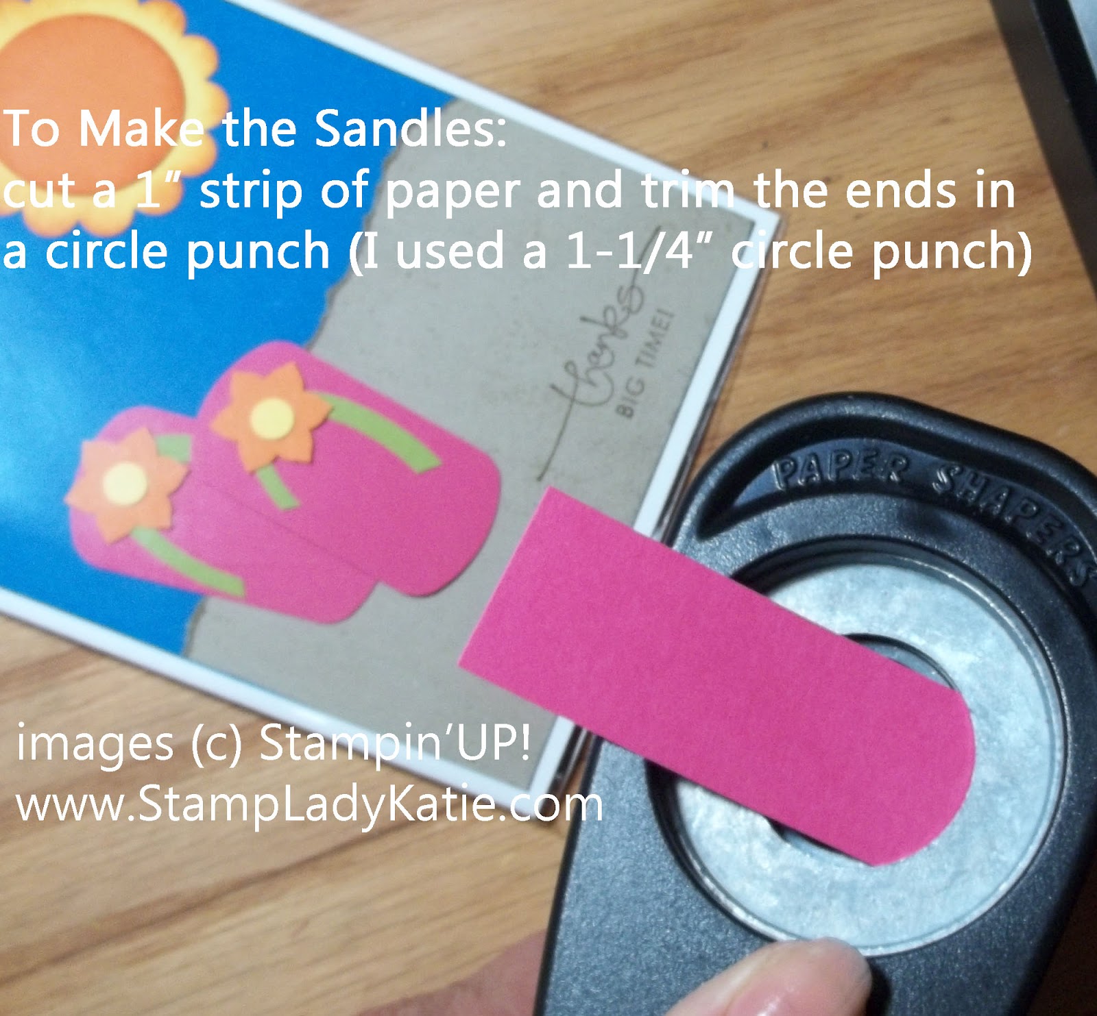 StampLadyKatie.com: Punch Art Sun