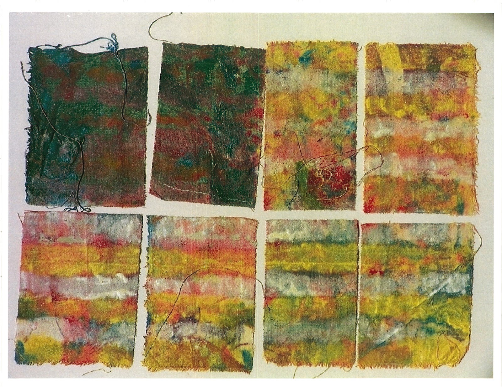 PAINTINGS BY DANIEL ARONSTEIN: 3 FLAGS