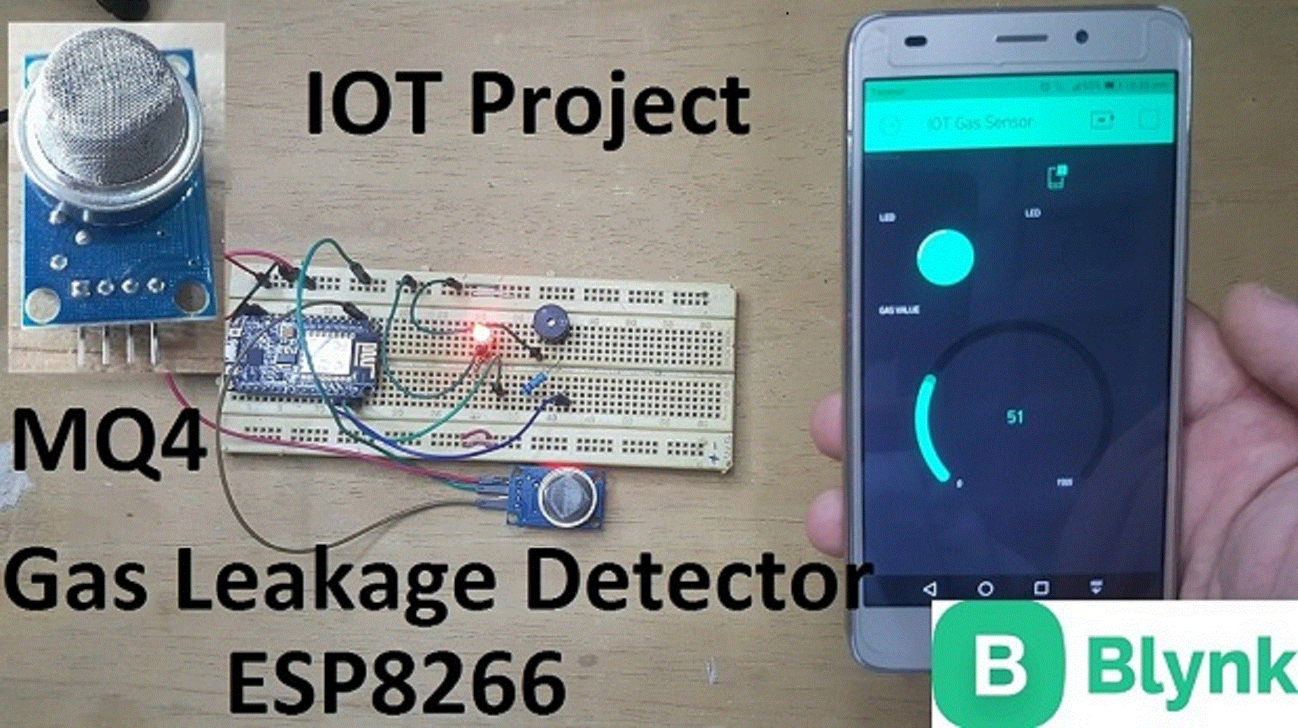 MQ-4 Gas Sensor with ESP8266 and Blynk application | IOT Project ... MQ-4 Gas Sensor with ESP8266 and Blynk application | IOT Project ...