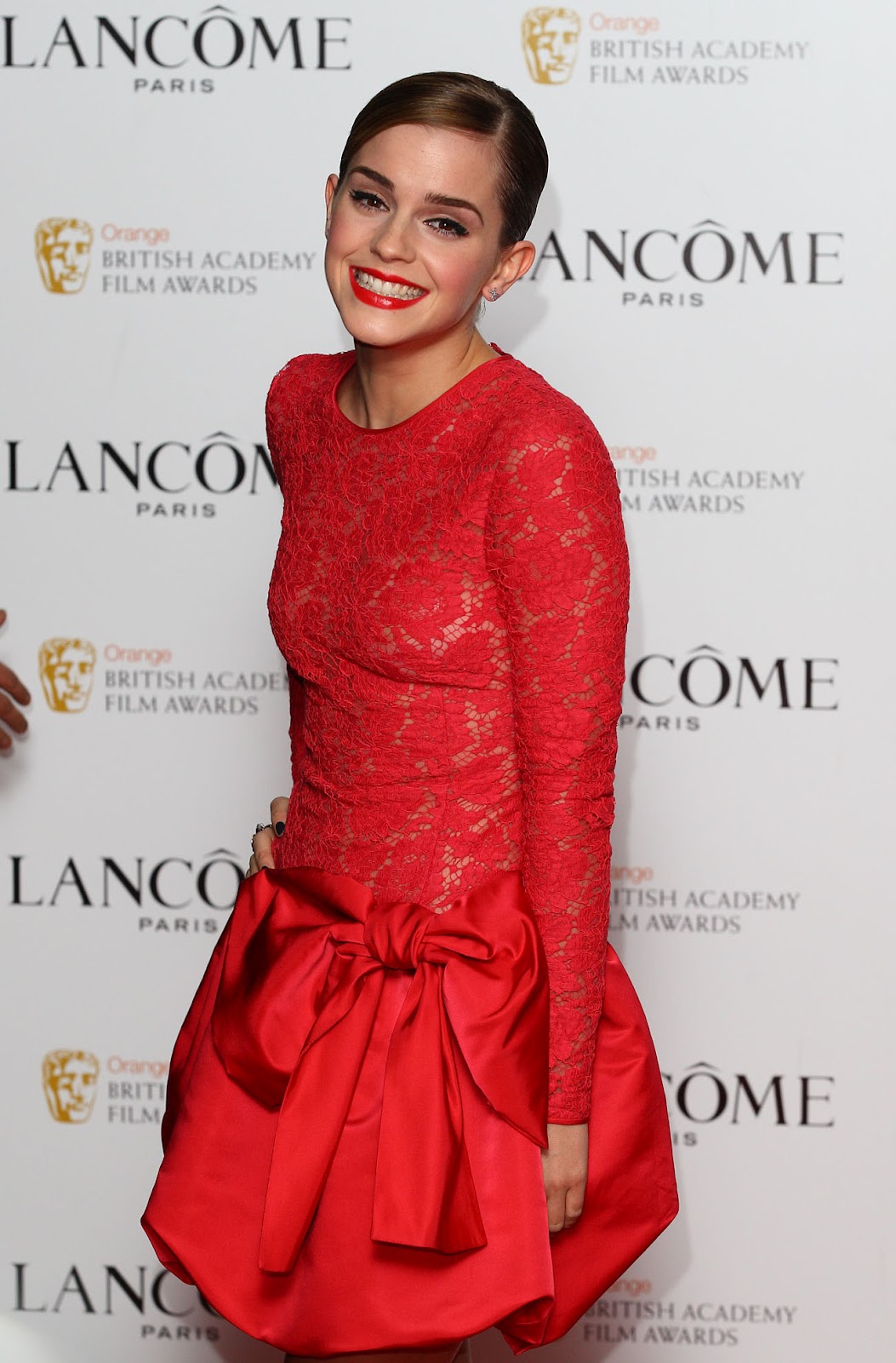 All About Celebrity: Emma Watson In Red Dress