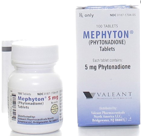 دليل الأدوية العالمي: Mephyton دواء ميفيتون