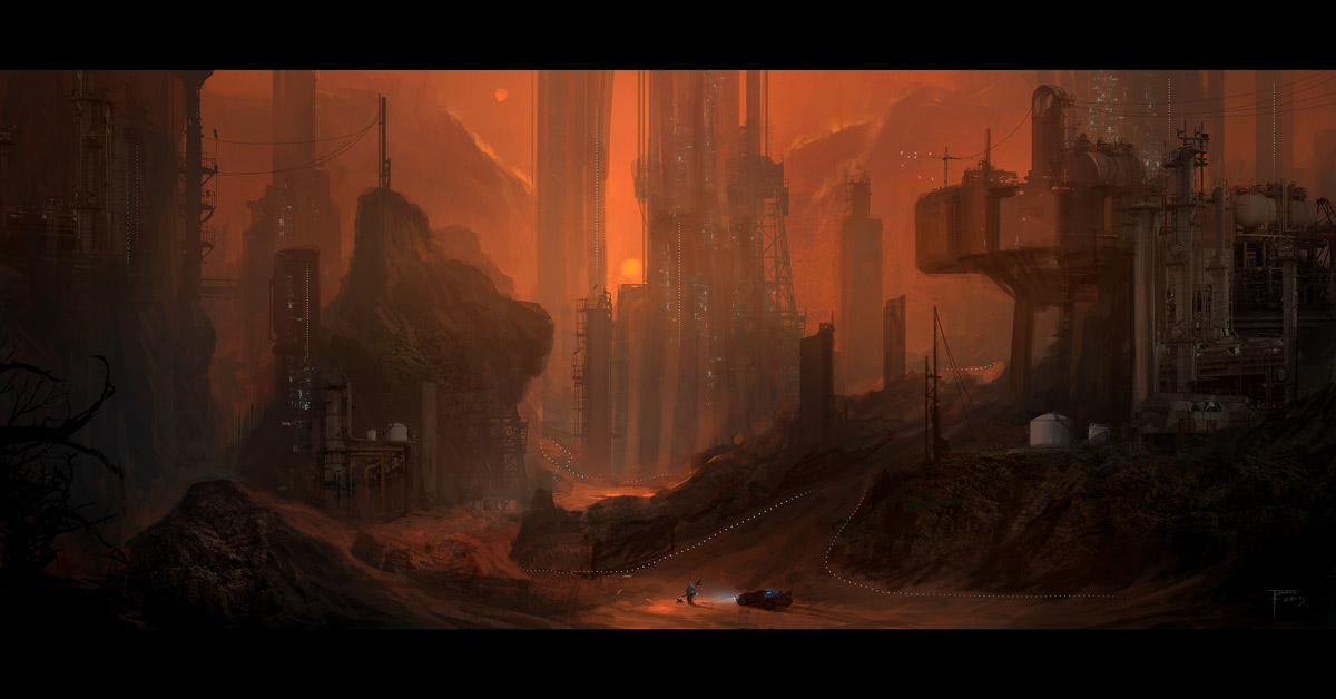 Tom Edwards Concepts: Abandoned Mining Colony