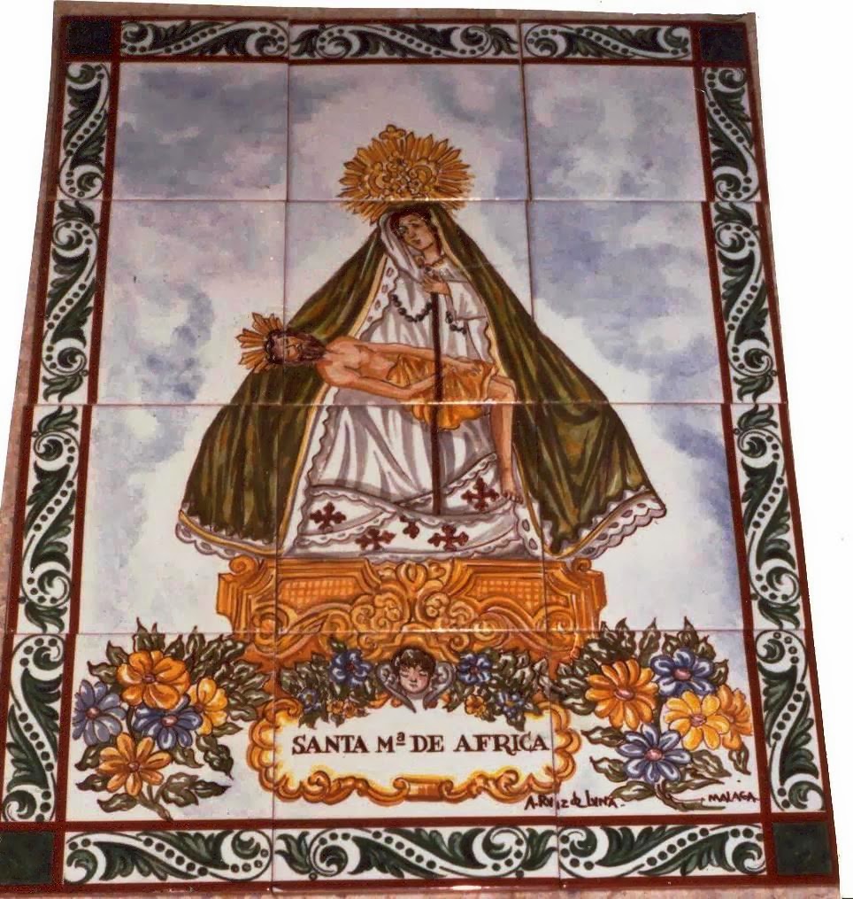 Mosaicos : Mosaico 418.- Santa María de África, Patrona de Ceuta ...