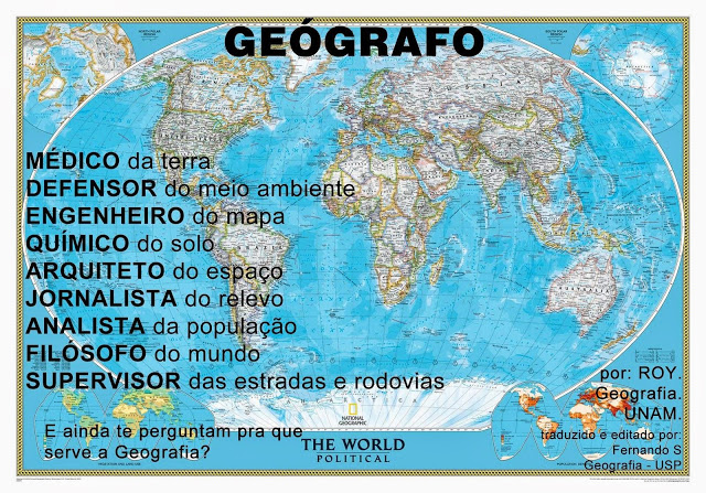 Blog de Geografia: 29 de Maio: Dia do Geógrafo no Brasil