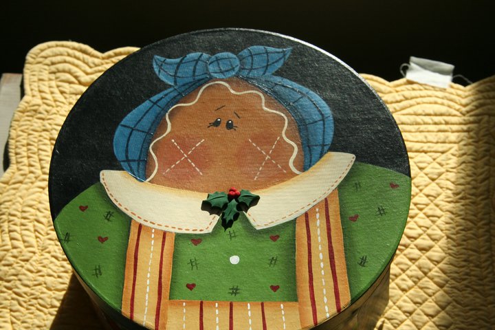 Country Girl Crafts: Hand Painted Cardboard Gift Boxes