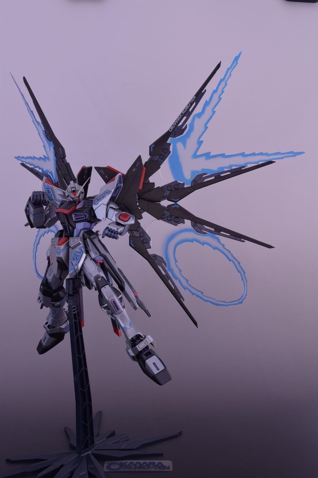 Painted Build: MG 1/100 Strike Freedom Gundam [Kunio Okawara ver.]