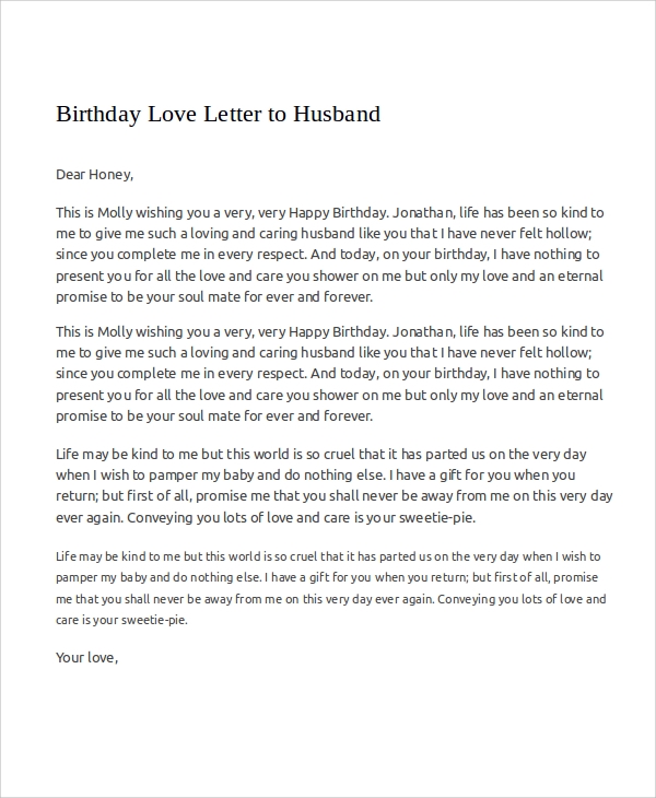 Birthday Letter To Husband Birthday Letter birthday-letter-to-husband-birthday-letter