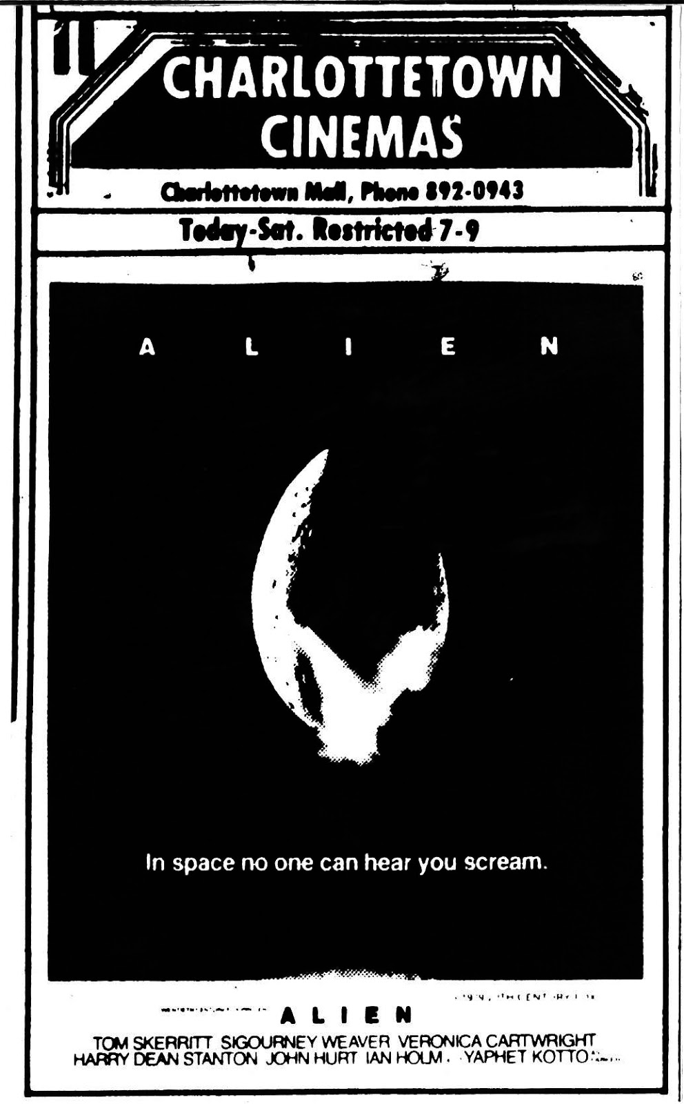 bloody terror: NEWSPAPER MOVIE ADS 1979-1981