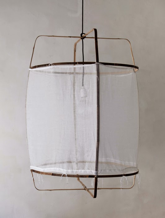 LET'S STAY: Raw Linen Cotton Lighting Pendants