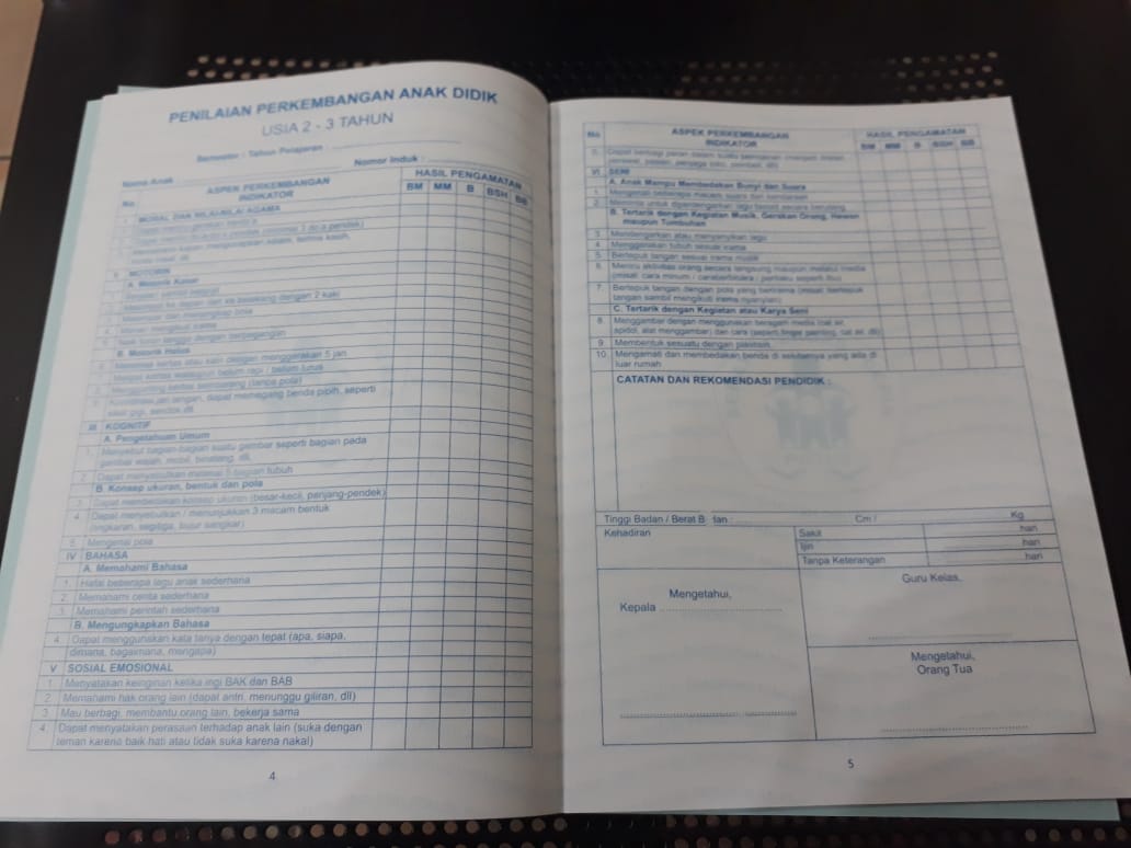 Jual buku raport paud dan playgroup Murah terbaru - Raport PAUD Terbaru ...