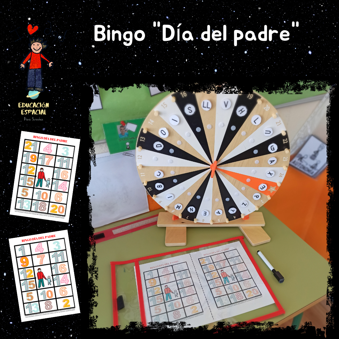 Bingo "Día del padre" (juego grupal para la sesión de NÚMEROS) y ...
