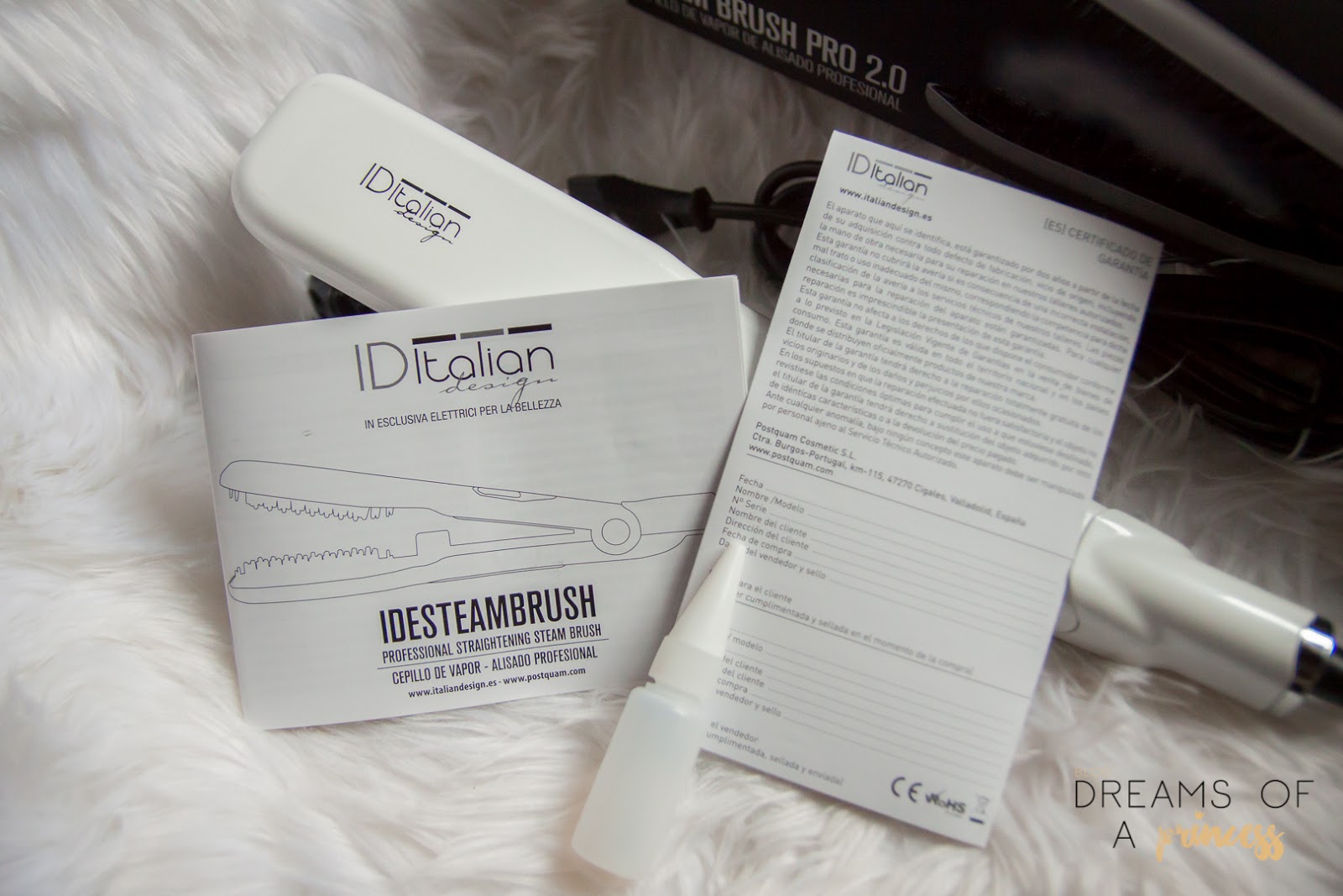 Steam Brush Pro 2.0, ID Italian design - Dreams of a Princess