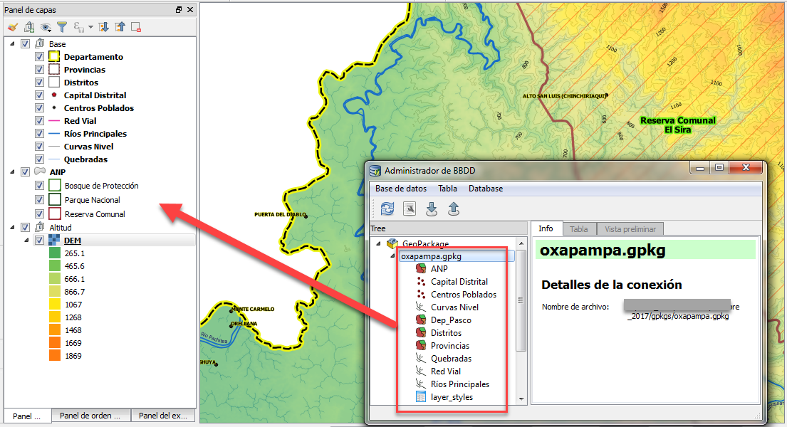 BLOG CARLOS CARBAJAL : Empleando coberturas Geopackage en QGIS