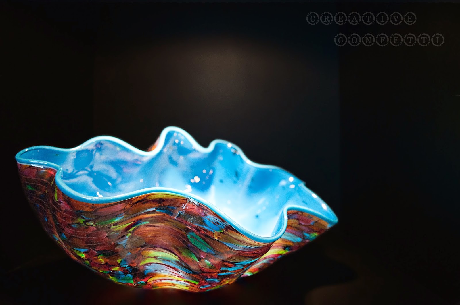 creative confetti: Chihuly at the Clinton Presidential Library