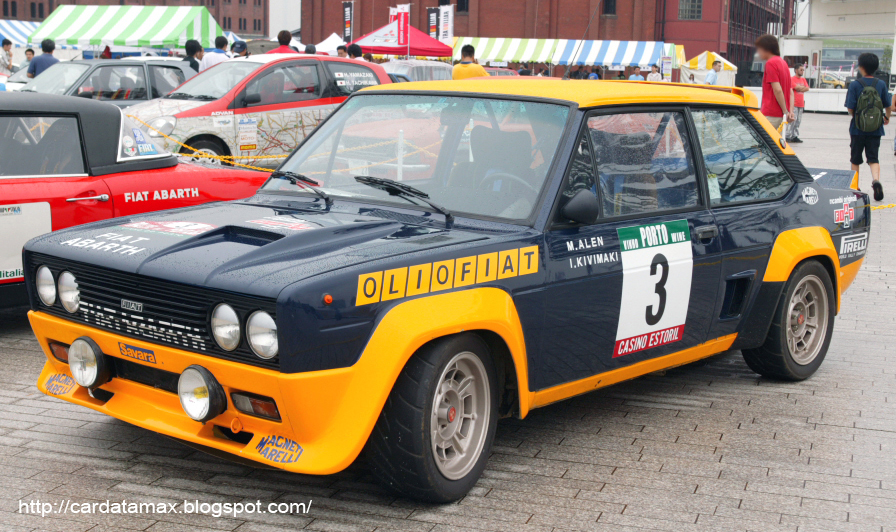 cardatamax-the cars database project forever: Abarth Fiat 131 rally (1976)