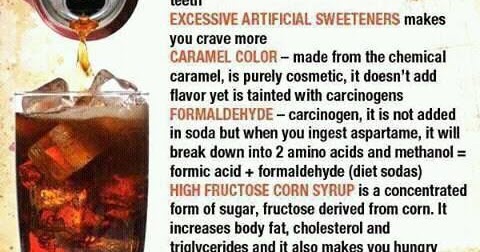 Reasons to avoid soft drinks