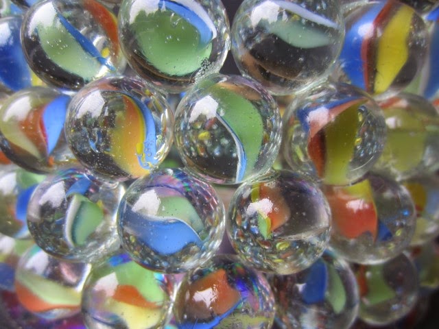 Sanne Kreativ: Glasmurmel-Licht