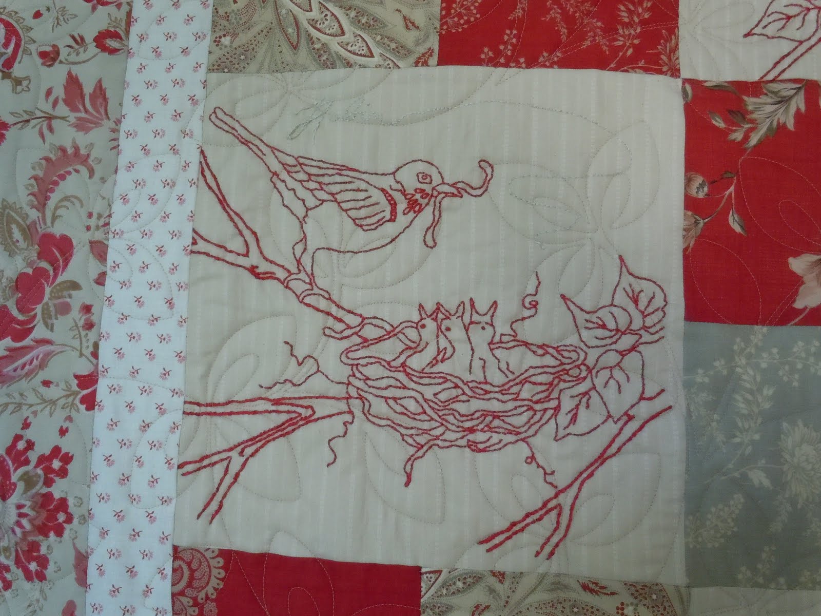 1 More Stitch: Red Work