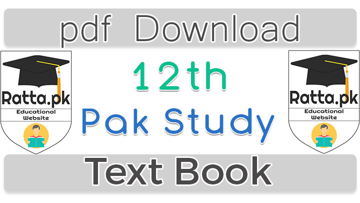 2nd Year Pakistan Studies Text Book in English pdf Download - Ratta.pk