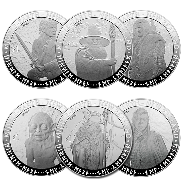 New Zealand Numismatics: The Hobbit: An Unexpected Journey Silver Coin ...