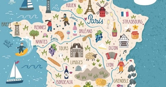FLE en ESO: Carte villes de France