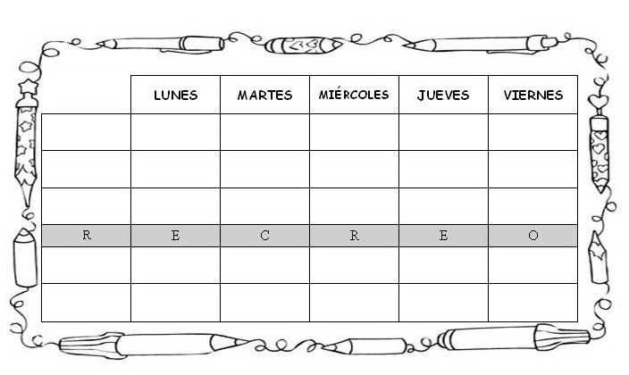 ensinanzaere: HORARIO ESCOLAR