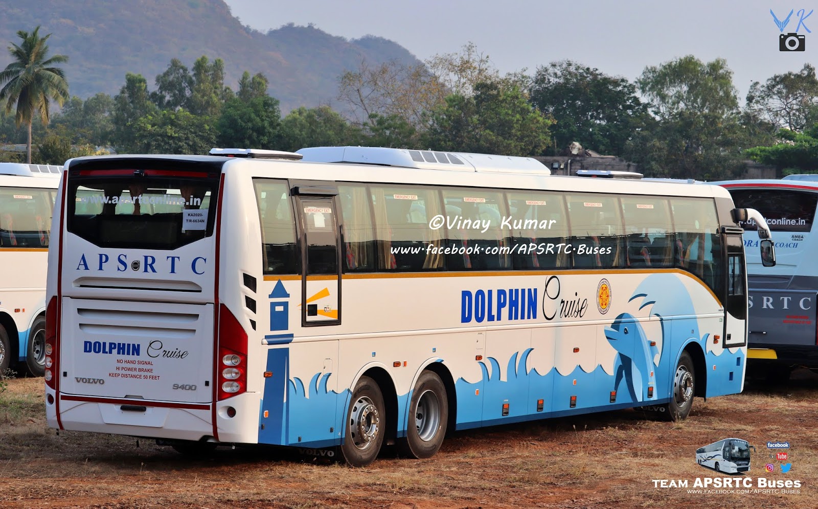 APSRTC DOLPHIN CRUISE BUS | VOLVO B11R 14.5m Multi Axle.