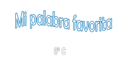 BIBLIOUNIÓN : MI PALABRA FAVORITA