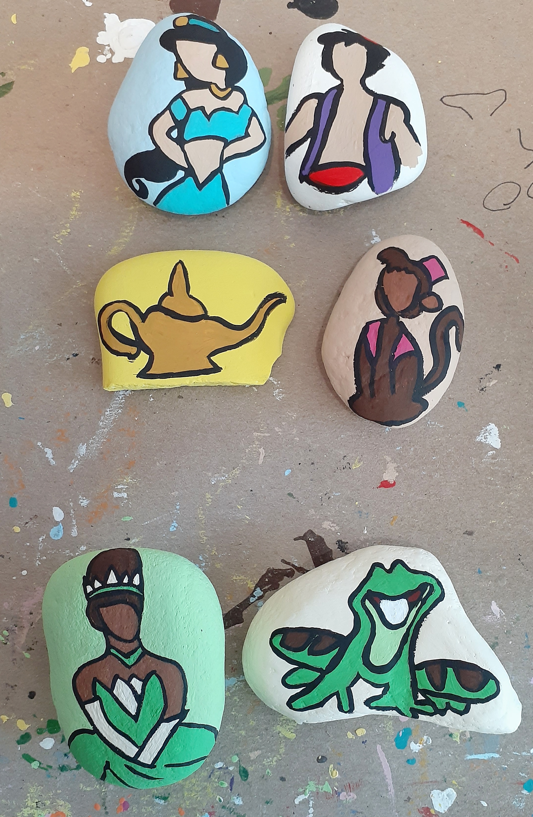 Brown Castle Crafts: Disney Painted Rocks 4