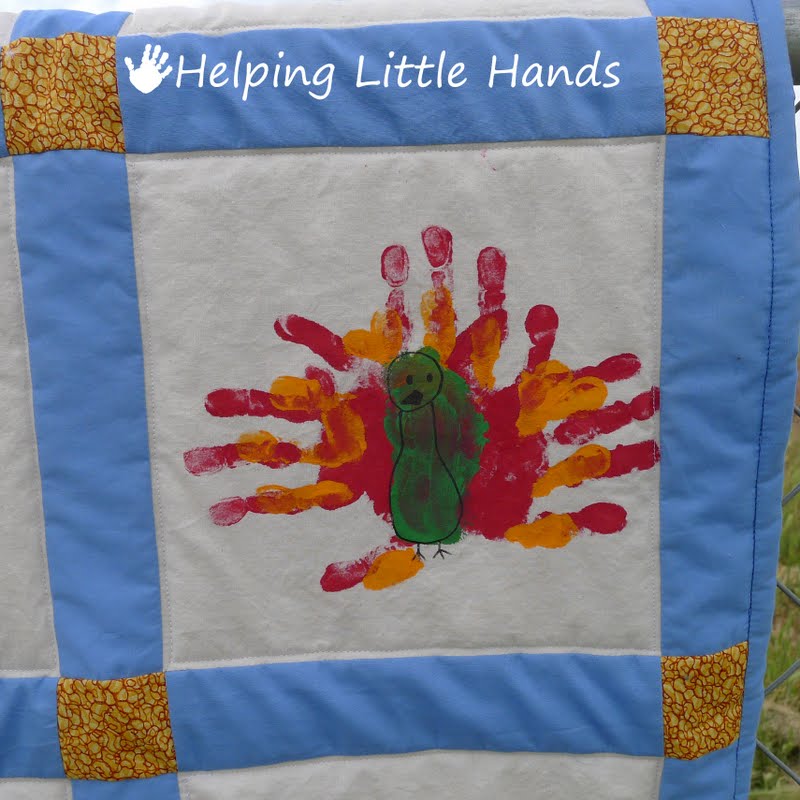 Pieces by Polly: Hand Print Animals Quilt