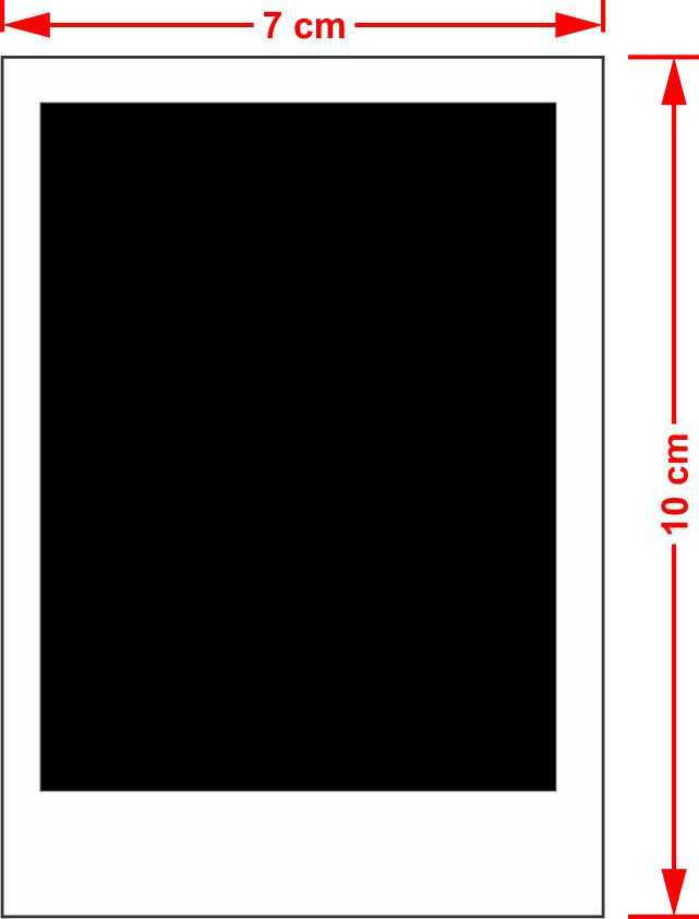 Desain Layout dan Ukuran Foto POLAROID Lengkap dengan CorelDraw ...