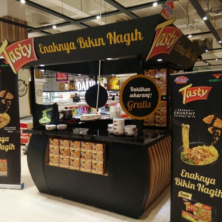 Portofolio | Spesial Booth Mie Sedap - Wings Group - Nusantara Enterprise
