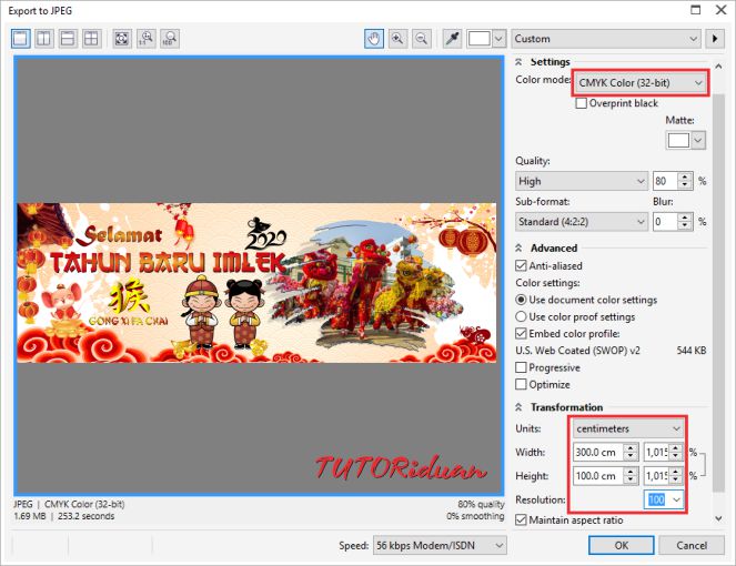 Desain Spanduk Tahun Baru Imlek 2020 dengan CorelDraw - TUTORiduan.com Desain Spanduk Tahun Baru Imlek 2020 dengan CorelDraw - TUTORiduan.com