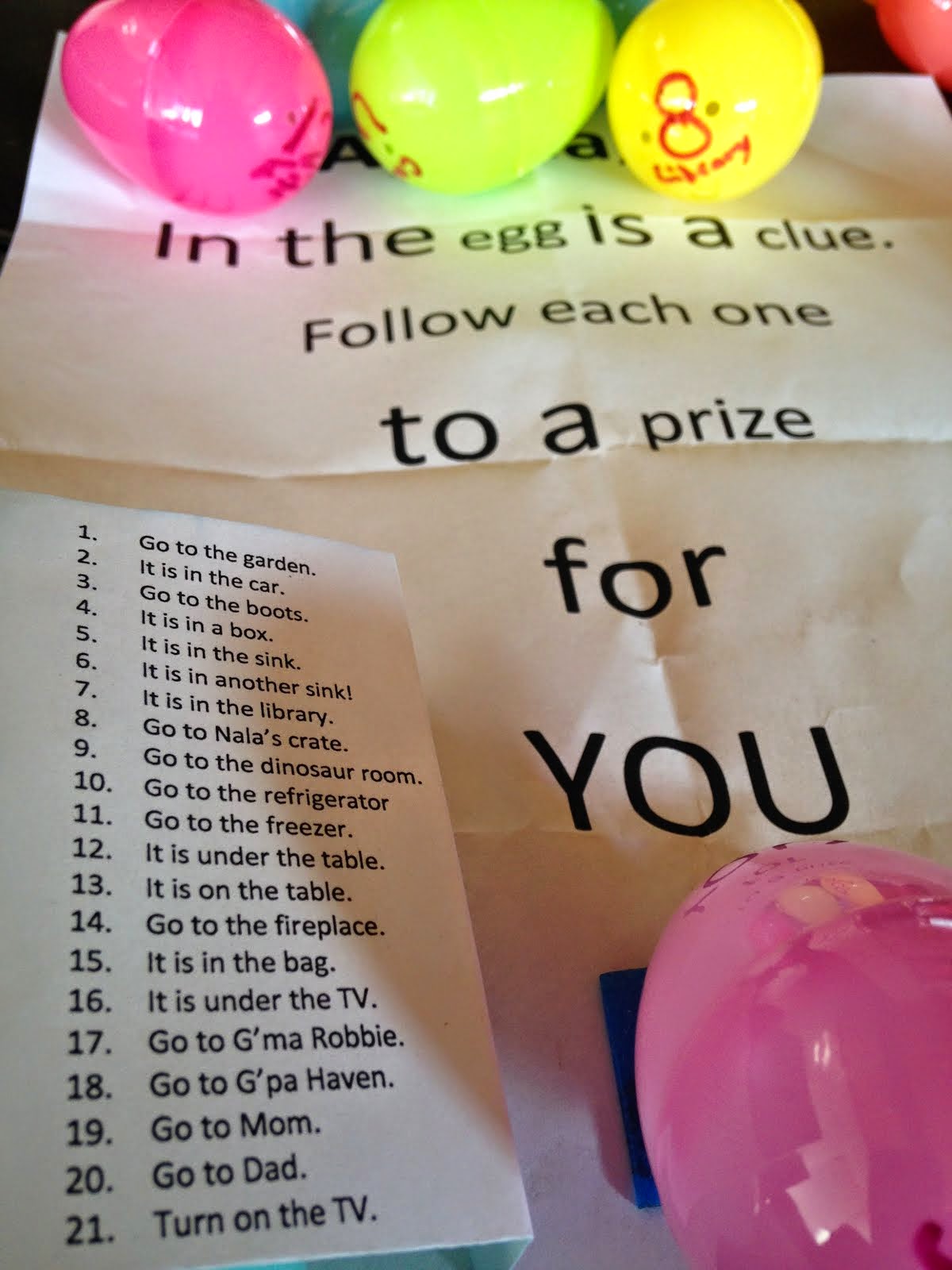Petra's Projects: Sight Words Egg Hunt