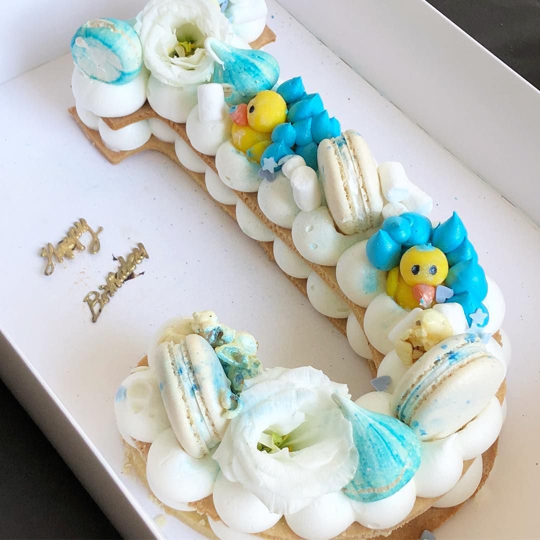 Birthday Cake With Letter J - Birthday Letter