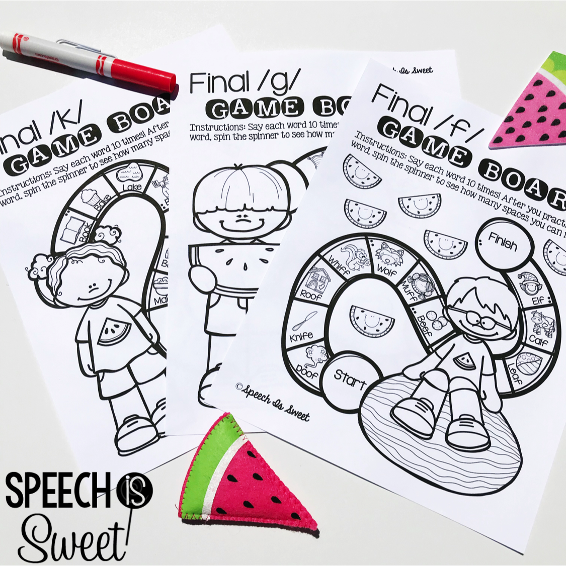 Watermelon Fun in Speech! - Speech is Sweet