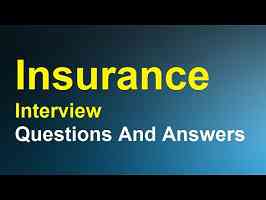 Top 50 Insurance Interview Questions & Answers | Job Interview Tips ...