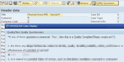SAP ABAP Central: Customized Fields at Dispute case creation screen for FBL5N
